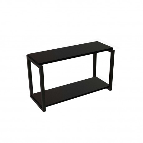 REPISA FLOTANTE INDUSTRIAL 2 TABLAS 60x24,5X24cm NEGRO BRASFORMA
